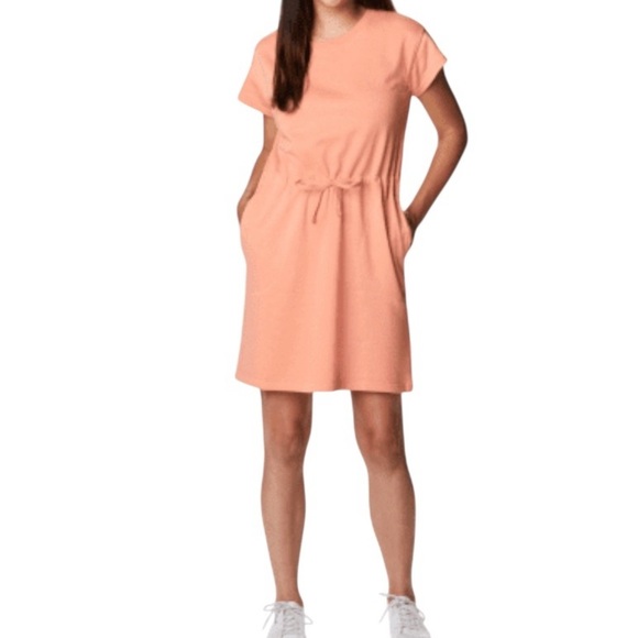 Columbia | Dresses | Columbia Peach French Terry Dress Size Xl Outdoor ...